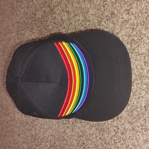 Unbranded | Accessories | Lgbt Pride Rainbow Snap Back Hat Adjustable ...